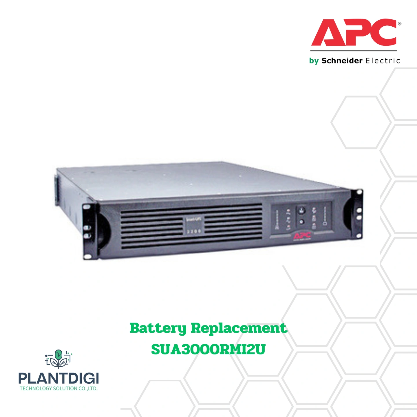 เปลี่ยนแบตเตอรี่ SUA3000RMI2U - Plantdigi